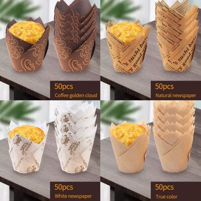 Meilo Caissettes Cupcake - Caissettes en Papier pour Muffin Cupcake ...