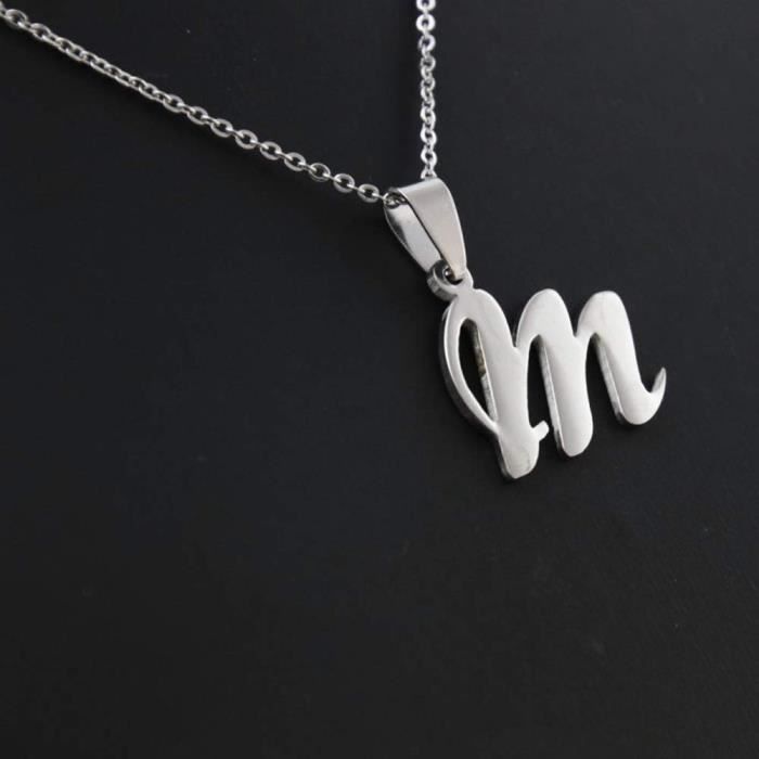 Collier Personnalisé, Pour Femme, Avec Initiale. Portez Votre Initiale ...