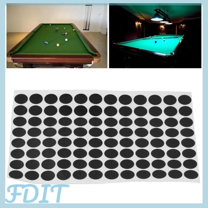 Pool Table Marker Dots, 96pcs 12 Mm Paper Billard Spot Autocollant Pool ...