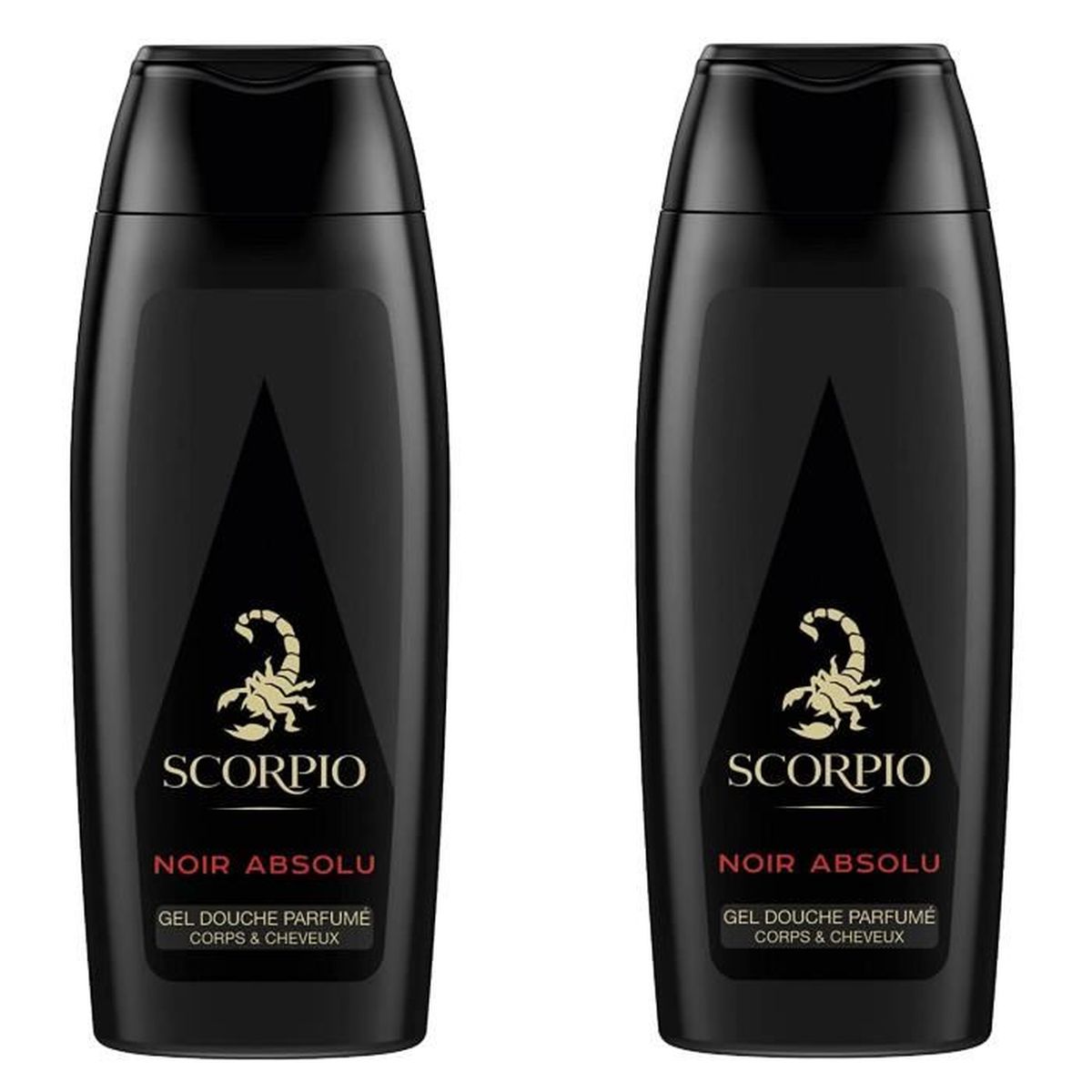 Scorpio - 2 Gels Douche Corps Et Cheveux - Collection Noir Absolu ...