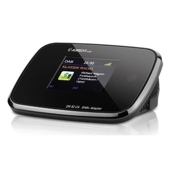 Horloge Radio - ALBRECHT - DR 52 CA - DAB,DAB+,FM - Noir - Numérique ...