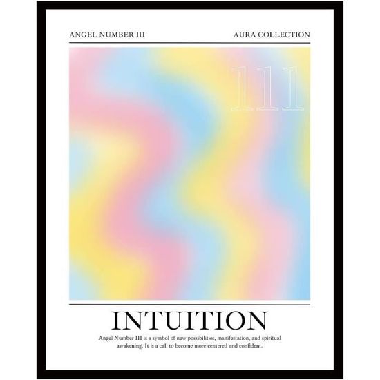 Posters Aura Pour Chambre - Poster Esthétique - Numéro D'Ange - Poster ...