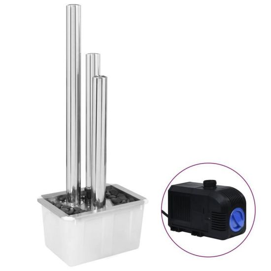 Fontaine de jardin - GAROSA - CASCADE - FONTAINE - JET - BAO - Acier ...