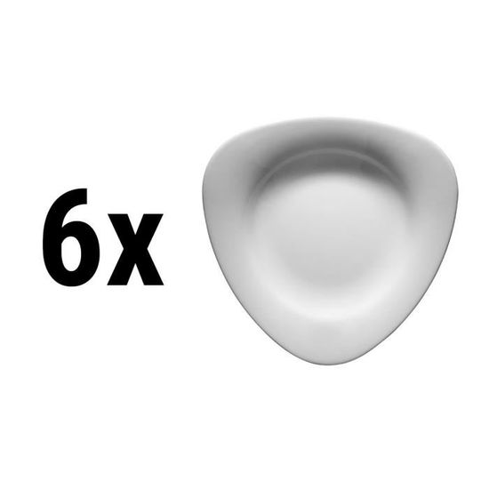 Assiette plate - GGMGASTRO - TFSUK30 - 30 cm - Set de 6 - Blanc ...