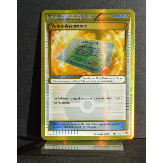 Carte Pokémon Vulné-Assurance 164-160 XY05 - Primo Choc NEUF FR ...