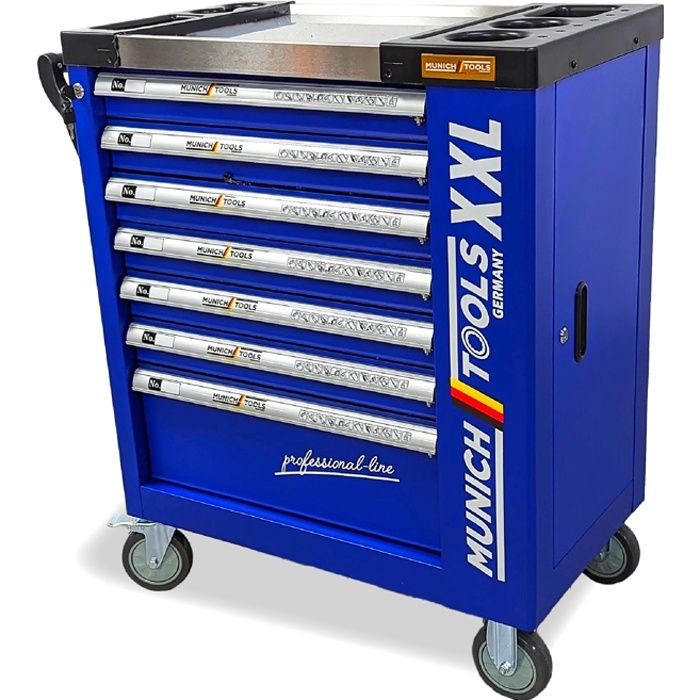 BARRACUDA TOOLS Servante d'atelier Munich Tools 7 tiroirs dont 6 ...