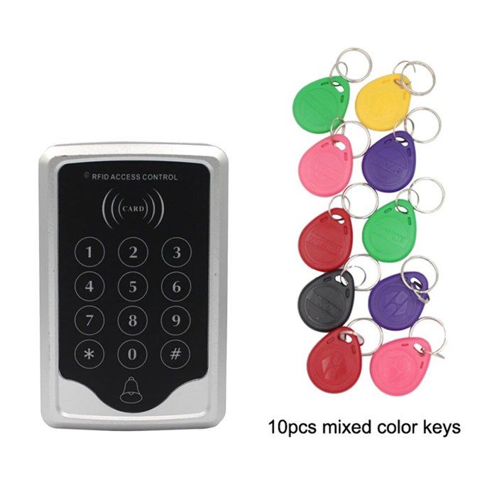 Lecteur de carte RFID 1000 Khz,125 utilisateurs,contrôleur d'accès ...