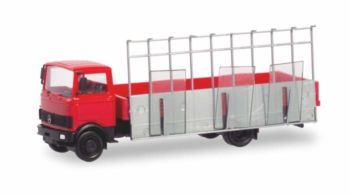 Herpa - 094856 - Mercedes-Benz Flatbed avec Boucle en Verre, Mini ...