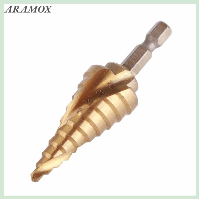 ARAMOX Foret étagé en acier à grande vitesse Foret d'Étape Outil de ...