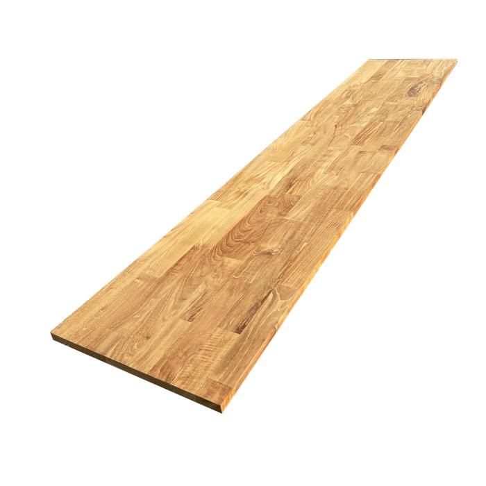 Tablette Teck Massif Abouté, L.200 cm x l.30 cm, Ep.18 mm - Cdiscount ...