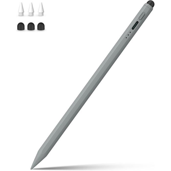 Stylet Pour Ipad Apple 2018-2025 Avec Embout En Caoutchouc Fonction De ...