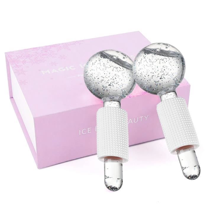 Argent Rouleaux De Globe De Glace Pour Le Visage Globes Frais Pour