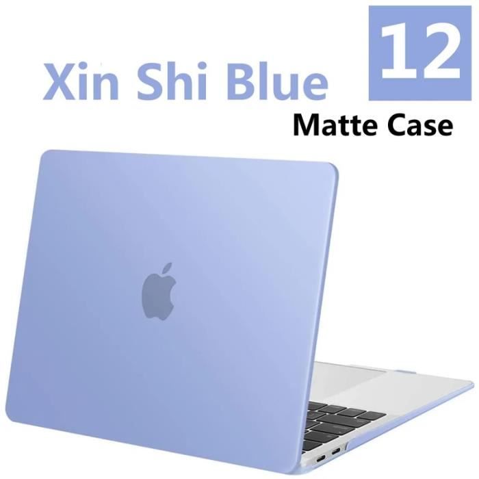 Bleu Xin Shi mat - Pro 16.2 A2485 A2780 - Étui de protection pour Apple ...