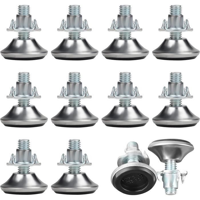 Belle Vous Pied Reglable pour Meuble M8 x 30 mm (12 Pcs) - Pied Verin ... Belle Vous Pied Reglable pour Meuble M8 x 30 mm (12 Pcs) - Pied Verin ...