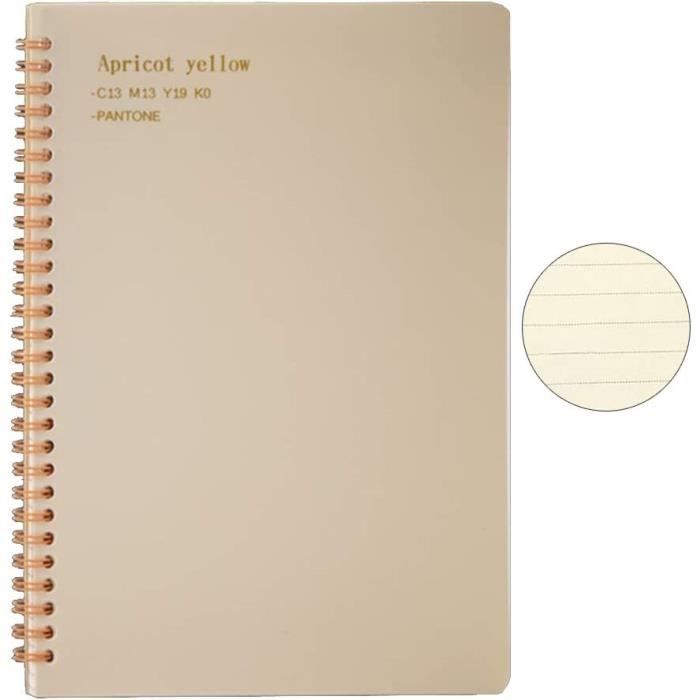 80 Feuilles de Cahier à Spirale, Cahier de Journal, Reliure à Spirale ...