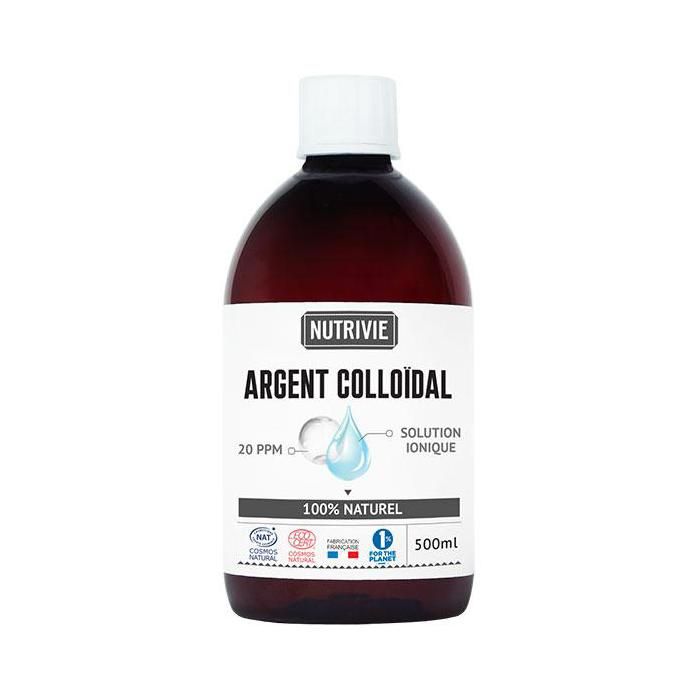 Nutrivie Argent Colloïdal 20 ppm 500ml - Cdiscount Au quotidien