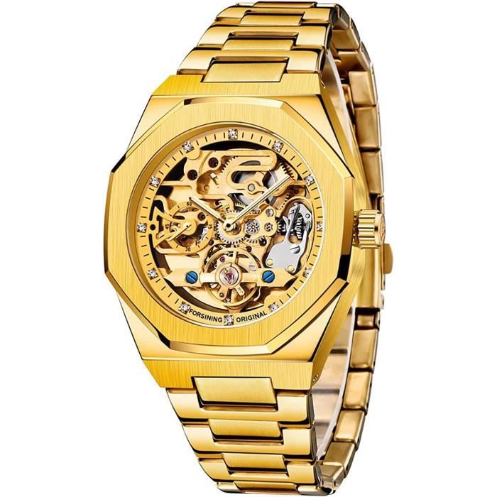 Montre Homme Montre Squelette Homme Mécanique Automatique Homme De ...