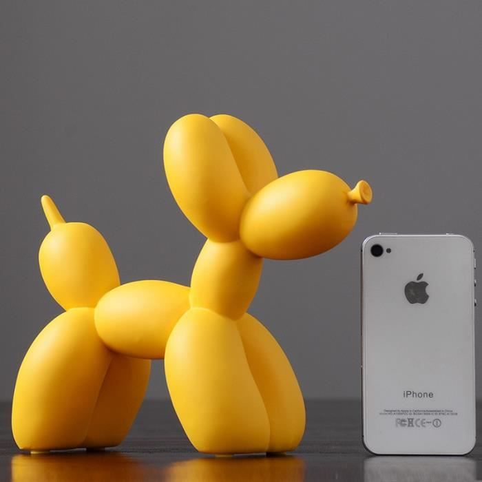 Statue déco - Type Yellow - Chien en résine - Style scandinave - 17 ...