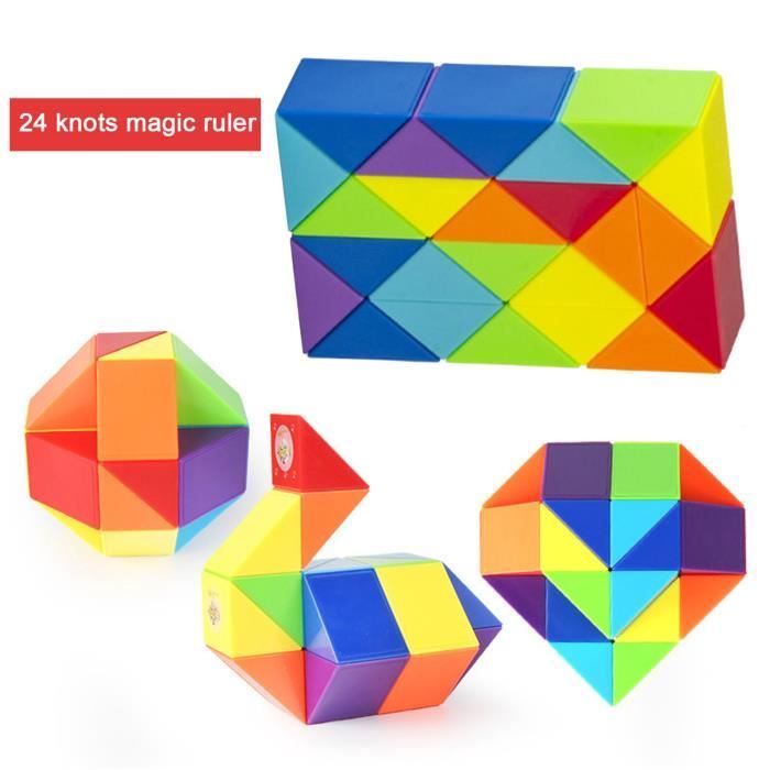 Puzzle Magic Snake Cubes Mini Snakes Speed Cubes Twi St Toys 72 Blocs ...
