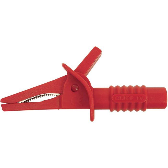 Cliff CRC/01 Pince crocodile de sécurité enfichable 4 mm CAT II 1000 V ...