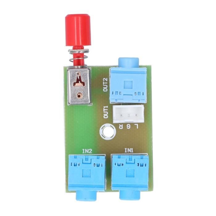 Duokon 5 Mm Module De Commutation Audio Prise 3 5 Prise 2 Entrée 1 Sortie Carte De Commutation