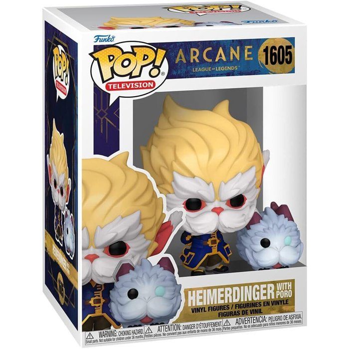 Figurine Funko Pop! - Arcane Lol - Heimerdinger Avec Poro - Cdiscount ...