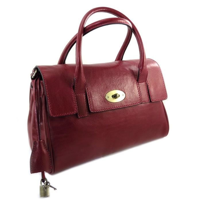 Sac cuir 'Gianni Conti' rouge - 32x20x16 cm [P9054] rouge - Cdiscount ...