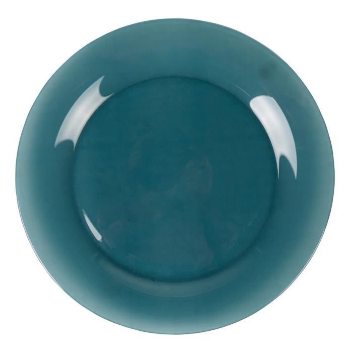 Assiette plate 26cm Ambiente Zana Bleu Luminarc - Lot de 6 - Cdiscount ...