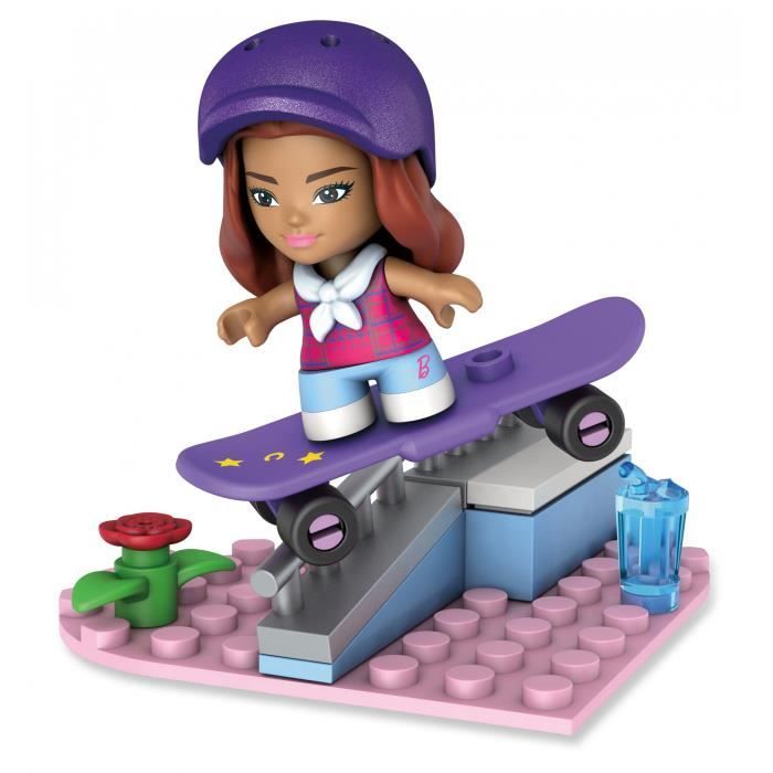 Mega Construx jeu de construction Barbie junior violet/bleu 26 pièces ...