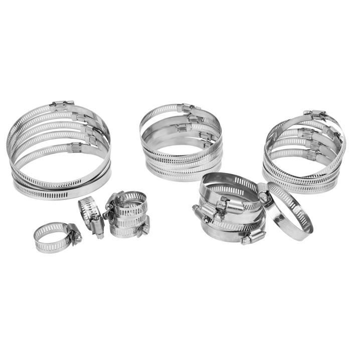 Collier de serrage - Attache de tuyau - Collier de serrage en acier ...