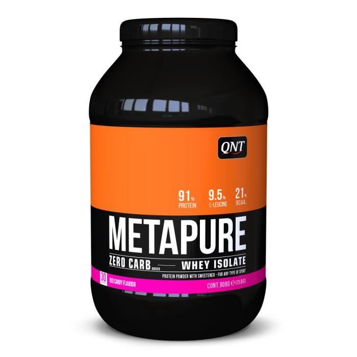 Whey isolate Metapure Zero Carb - Red Candy 908g - Cdiscount Sport