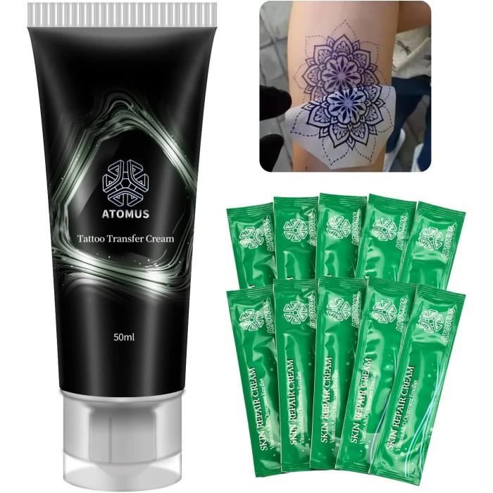 ATOMUS Tattoo Transfer Cream Gel Tattoo Skin Dissolving Gel for Paper ...
