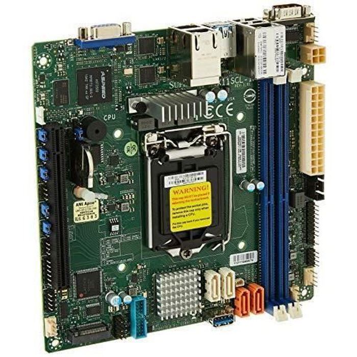 Supermicro X11SCL-IF Intel C242 LGA 1151 (Emplacement H4) Mini-ITX ...