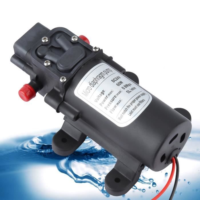 SURENHAP Micro pompe à eau 24V 60W Mini pompe à eau électrique 5L/m ...
