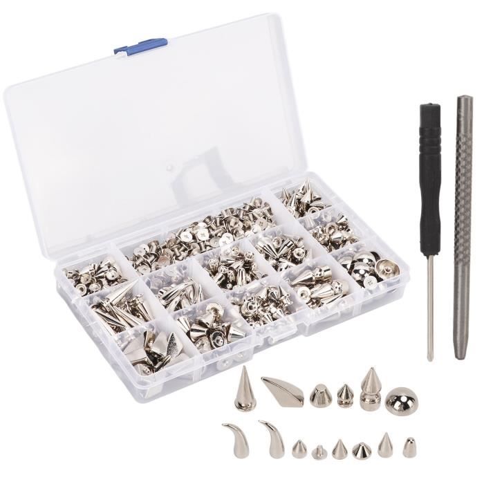 TMISHION Punk Rivet Kit Kit de Rivets Punk, Kit de Rivets Punk ...