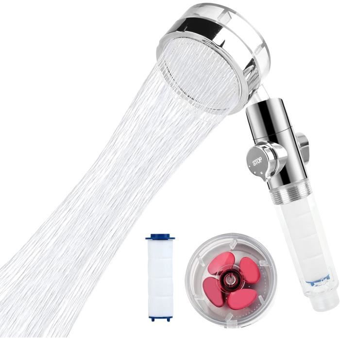 Wsaenir Pommeau De Douche à Hélice Haute Pression Pomme De Douche