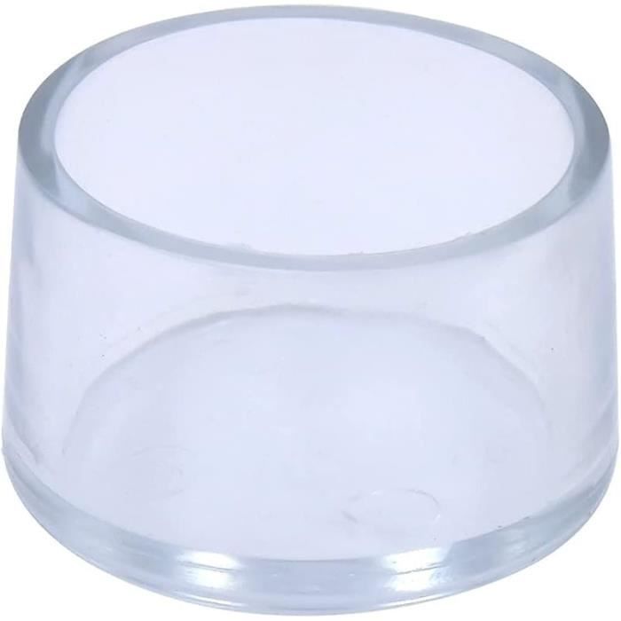 Lot de 16 embouts ronds en PVC pour pieds de chaise, protection sol ...