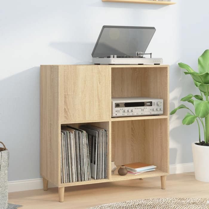 VidaXL Armoire à Disques, Armoire Latérale avec Rangement, Meuble pour ...