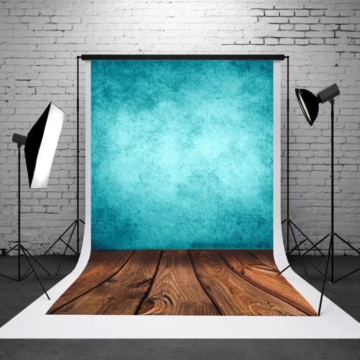 Toile de Fond Backdrop Tissu 90x150cm Photographie Studio Photo Bleu ...