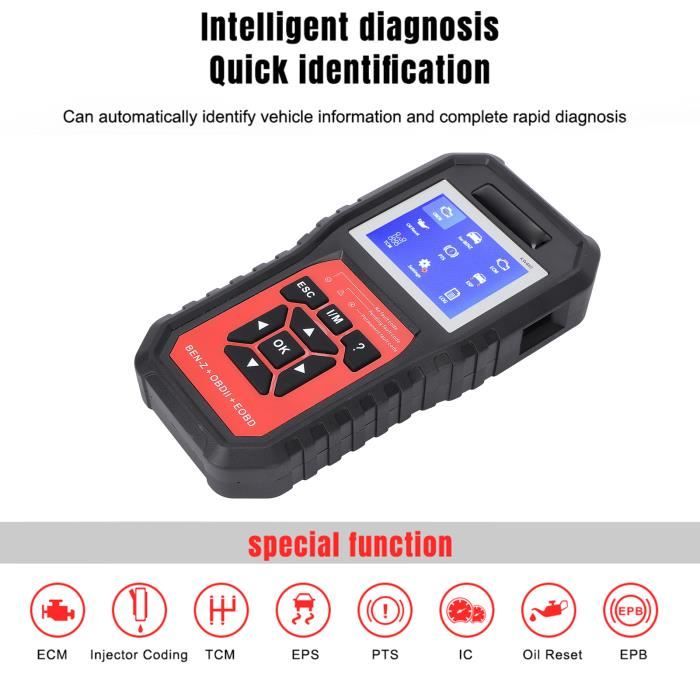 Scanner de diagnostic - FDIT - Mercedes Benz - Compatible avec KWP1281 ...