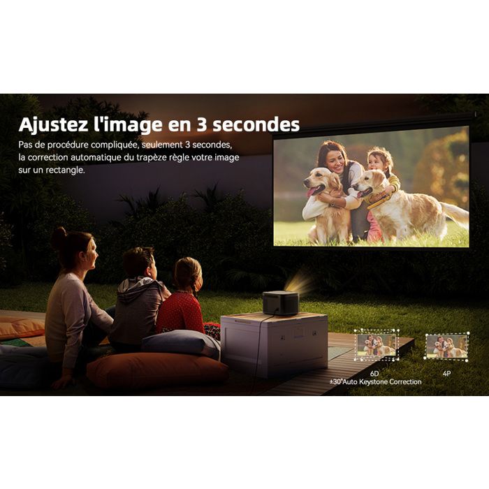 【Netflix intégré】Vidéoprojecteur 4K Auto Focus, 26000 Lumens Projecteur ...