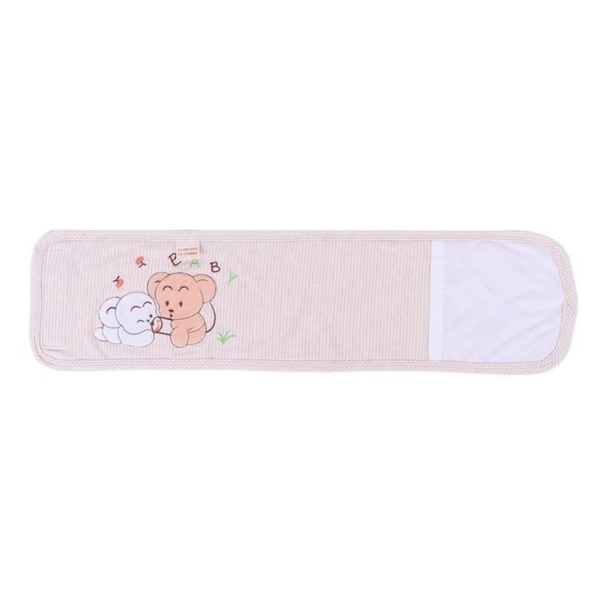 1pcs coton ventre ventre circonférence bande nombril réglable respirant ...