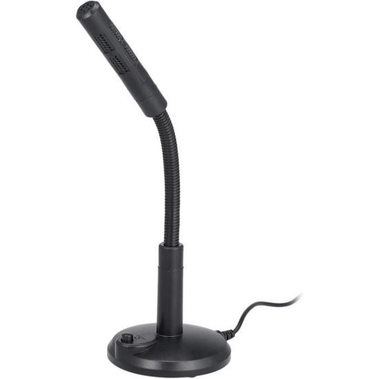 Microphone de Bureau USB Plug & Play Omnidirectionnel PC Ordinateur ...