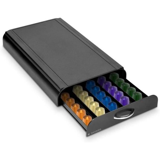 Ancho Nespresso Capsule Support Café Pod Tiroir Métal Stockage pour 50 ...
