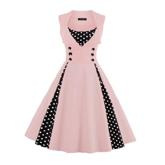 Robe De Soirée-Cocktail-Cérémonie-Club-Robe femme mi-longue A-line en ...