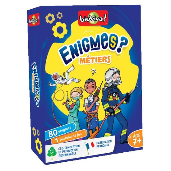 Bioviva - Enigmes Métiers - Jeu de cartes pour enfants à partir de 7 ...