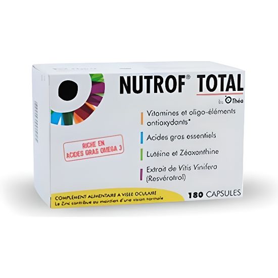 Théa Nutrof Total 180 capsules - Cdiscount Santé - Mieux vivre