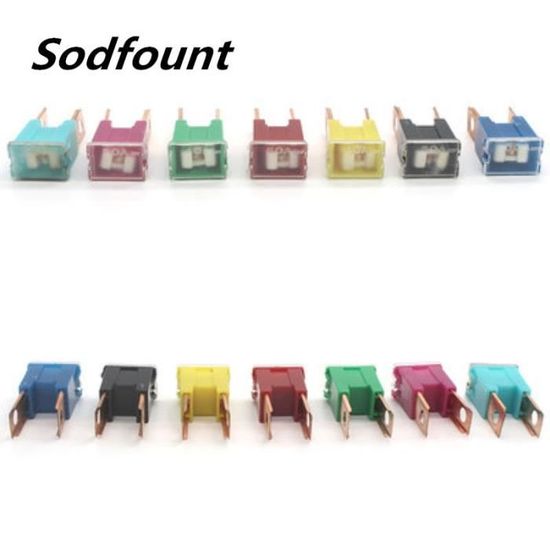 20A -Fusible carré pour voiture,camion,van,5 pièces,pour hommes,à pieds longs,20A 30A 40A 50A ...