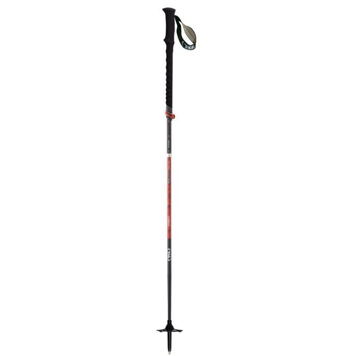 Bâtons TSL Tour carbon 5 cross - twist - noir/rouge - 110/130 cm ...