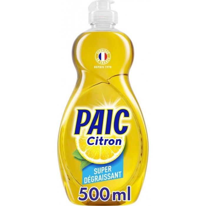 PAIC Liquide Vaisselle Mini Citron 500ml - Cdiscount Electroménager